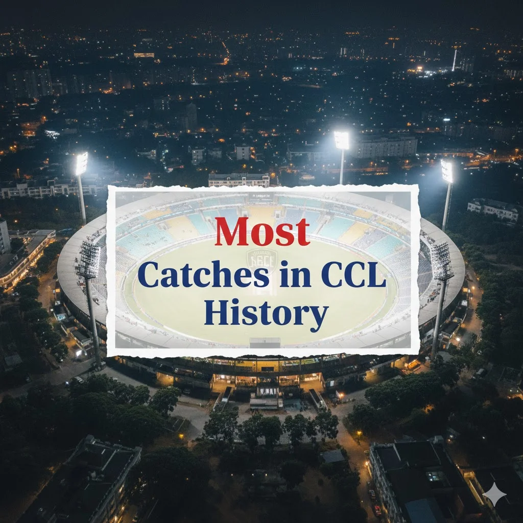Most Catches in (CCL) Celebrity Cricket League History